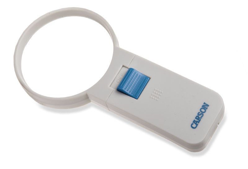 Round LED Magnifier features an unbreakable, scratch resistant lens ...