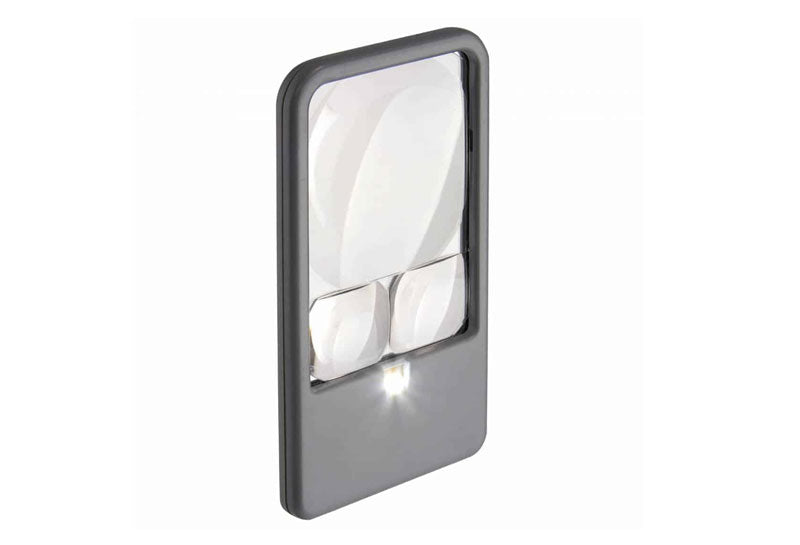 Super Flat Fresnel Pocket Magnifier with LED buy low vision miami — Low ...